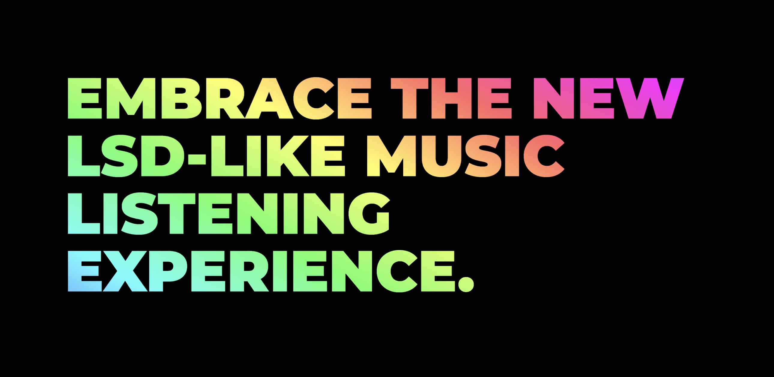 LSD Visualizer - The new visual music experience.